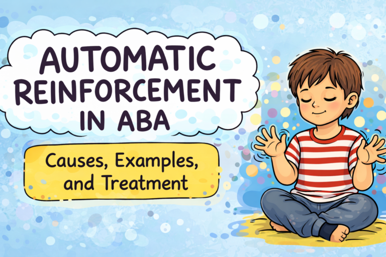 Automatic Reinforcement ABA: Causes, Examples, and Treatment