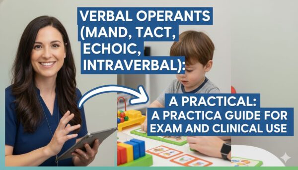 BCBA Mock Exam | Verbal Operants (Mand, Tact, Echoic, Intraverbal)