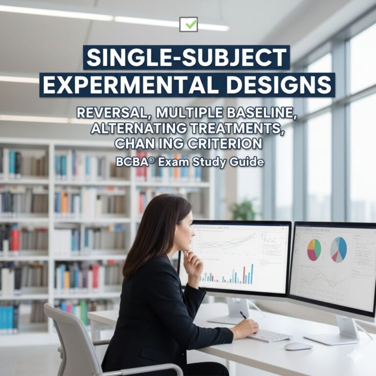 BCBA Mock Exam | Single-Subject Experimental Designs for the BCBA® Exam