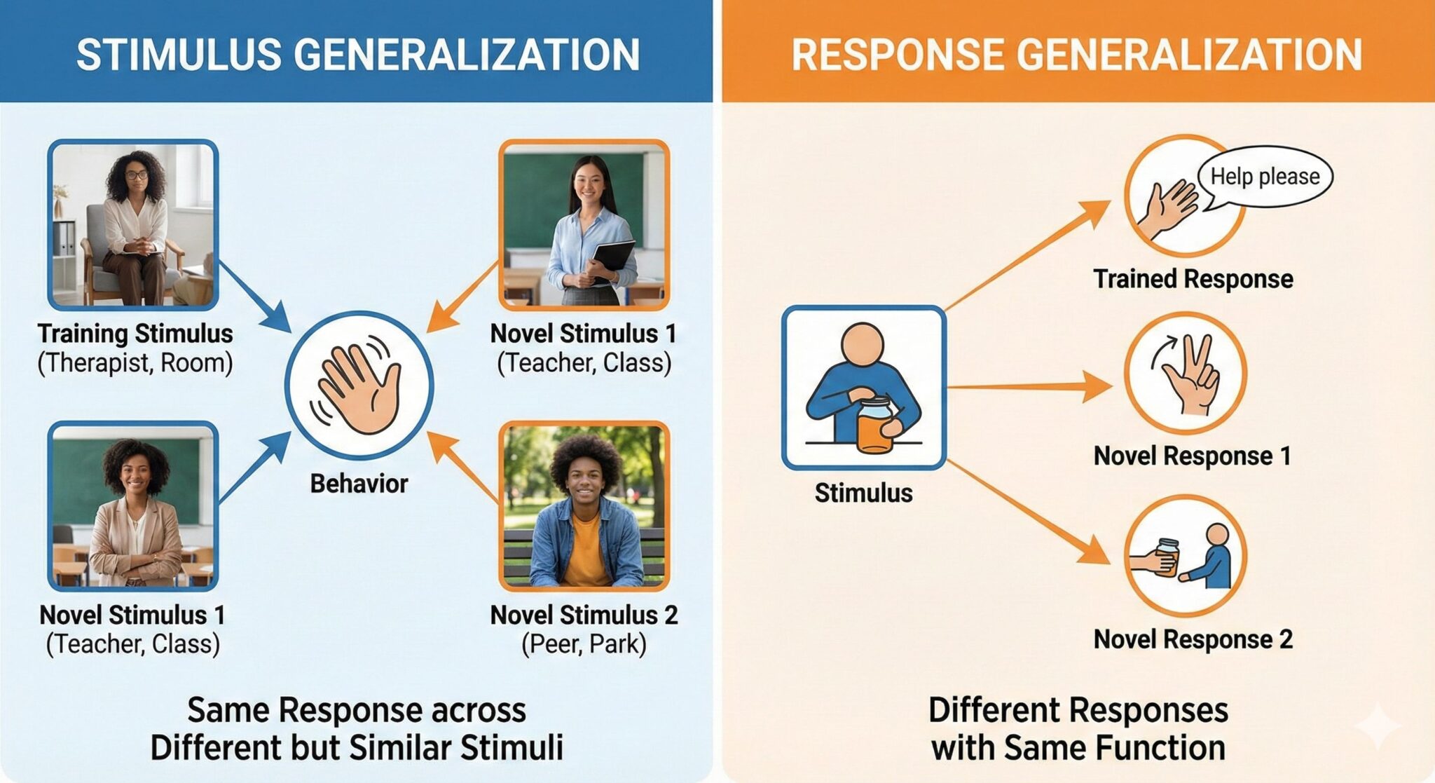 BCBA Mock Exam | Stimulus vs Response Generalization: BCBA® Exam Guide