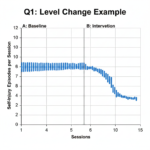 ABA Graphs: Level, Trend & Variability (Practice Qs)