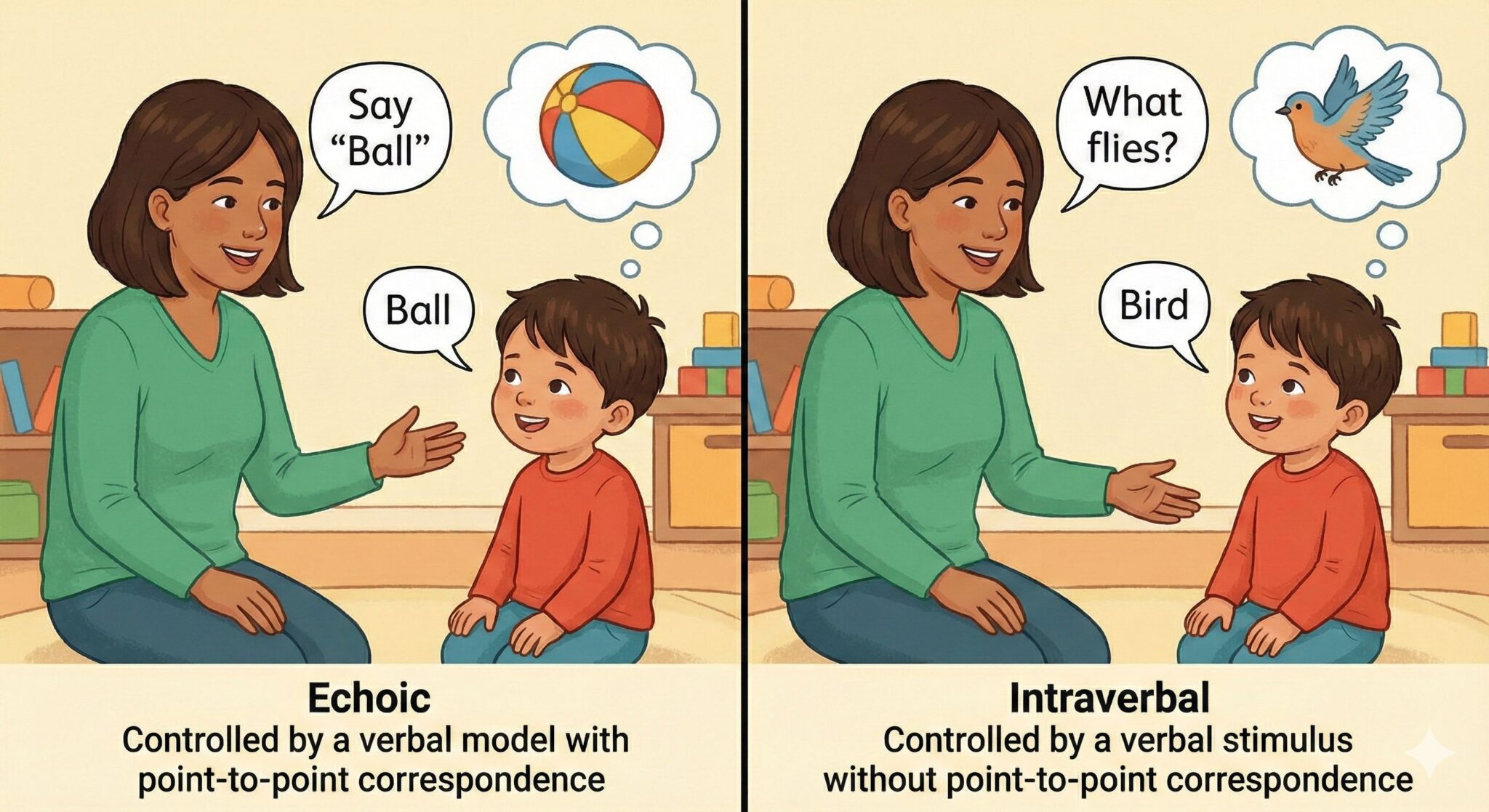 BCBA Mock Exam | Verbal Operants (Mand, Tact, Echoic, Intraverbal)