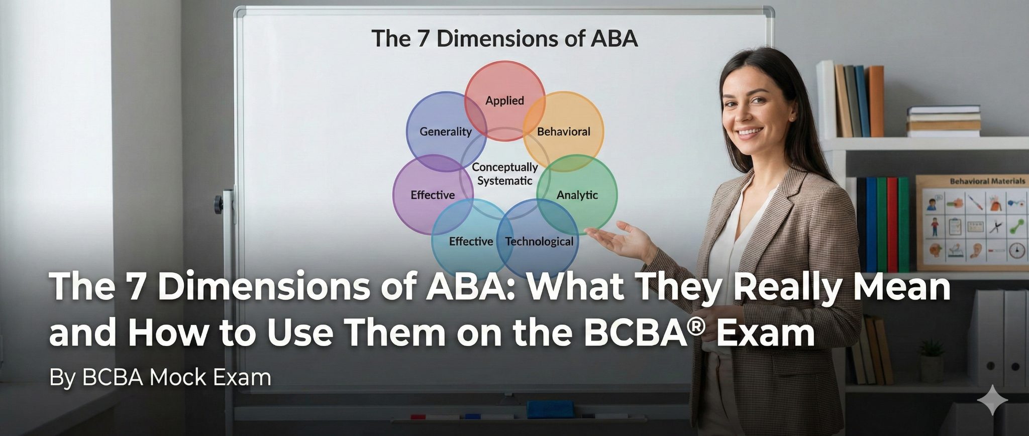 BCBA Mock Exam | 7 Dimensions of ABA | BCBA® Exam Guide