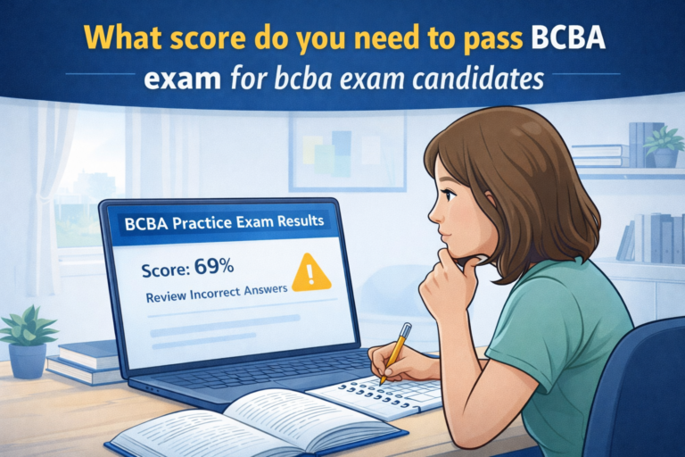 What Score Do You Need to Pass BCBA Exam?