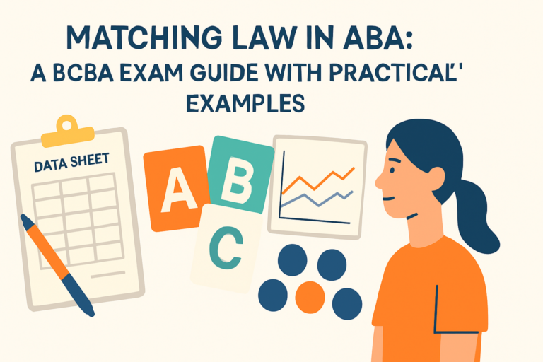 Matching Law in ABA: BCBA Exam Guide with Examples