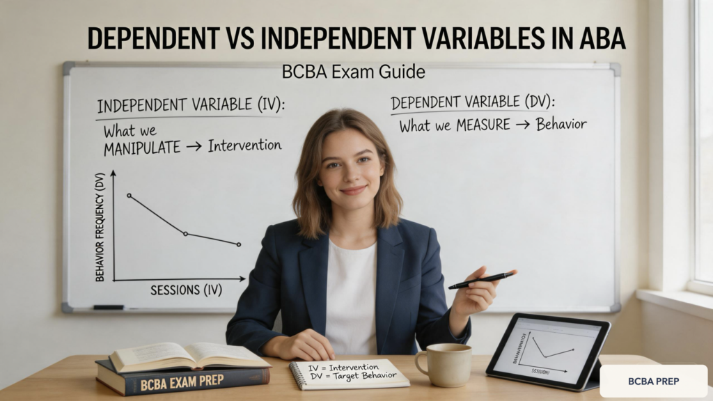 Dependent and Independent Variables in ABA: BCBA Exam
