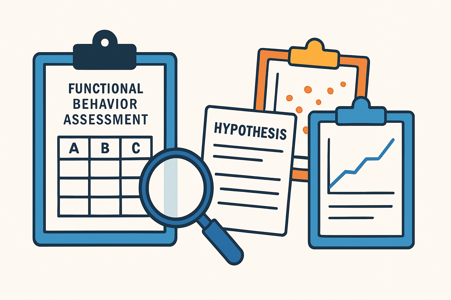 Simple Functional Behavior Assessment Form: ABA Guide with E