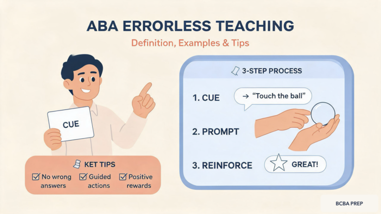 errorless teaching: Definition, Examples & Exam Tips
