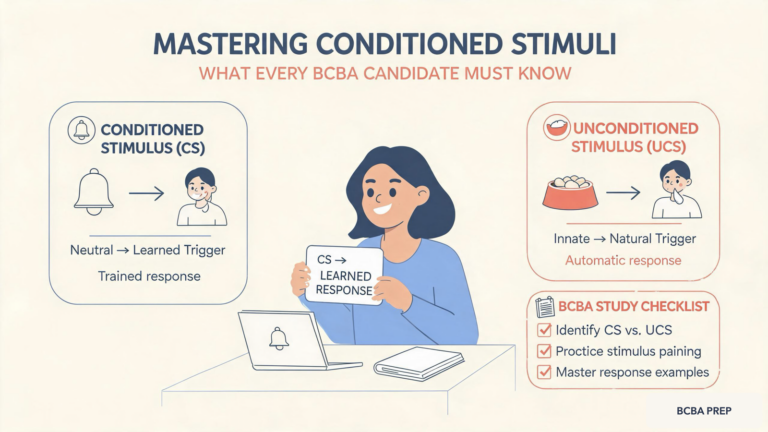 conditioned stimuli: BCBA Candidate Guide